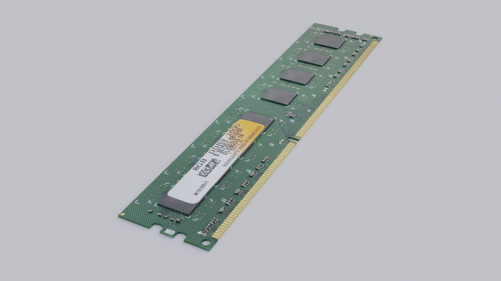 3D PC RAM Model - TurboSquid 2282593