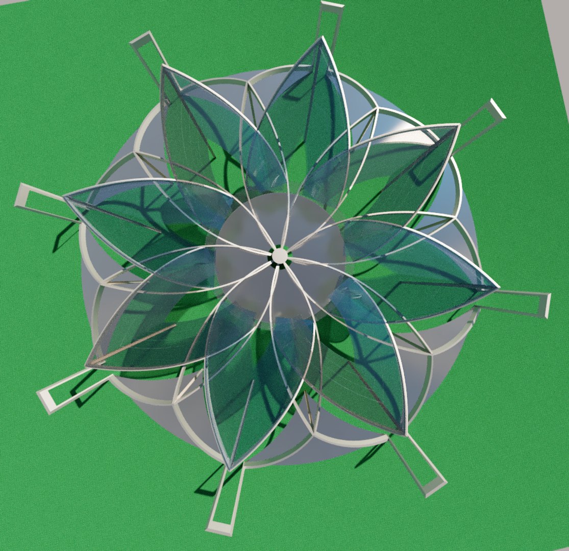 FLOWER PAVILLION 3D Model - TurboSquid 1822660