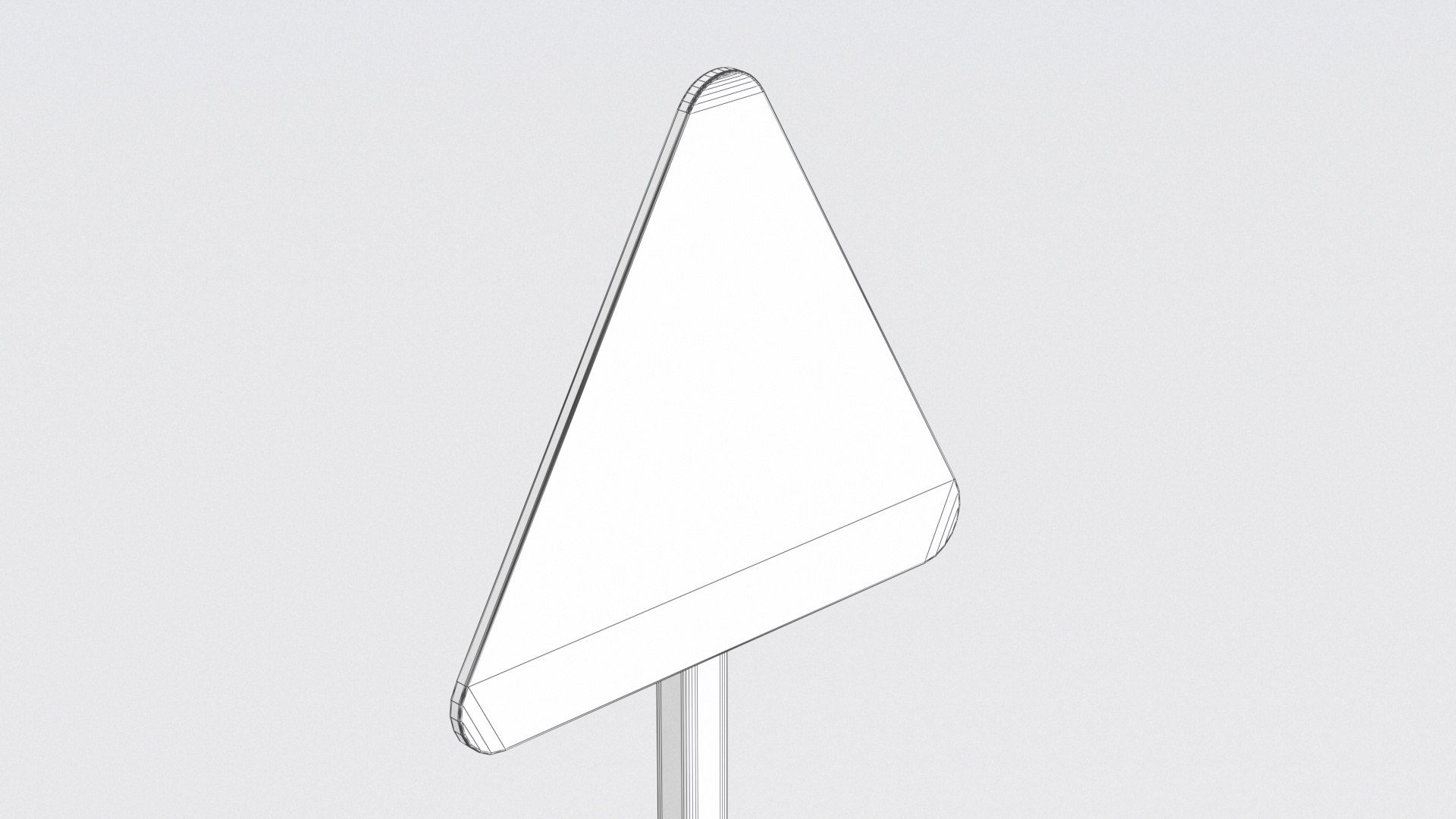 3D Model Crossroads Road Sign - TurboSquid 2105468