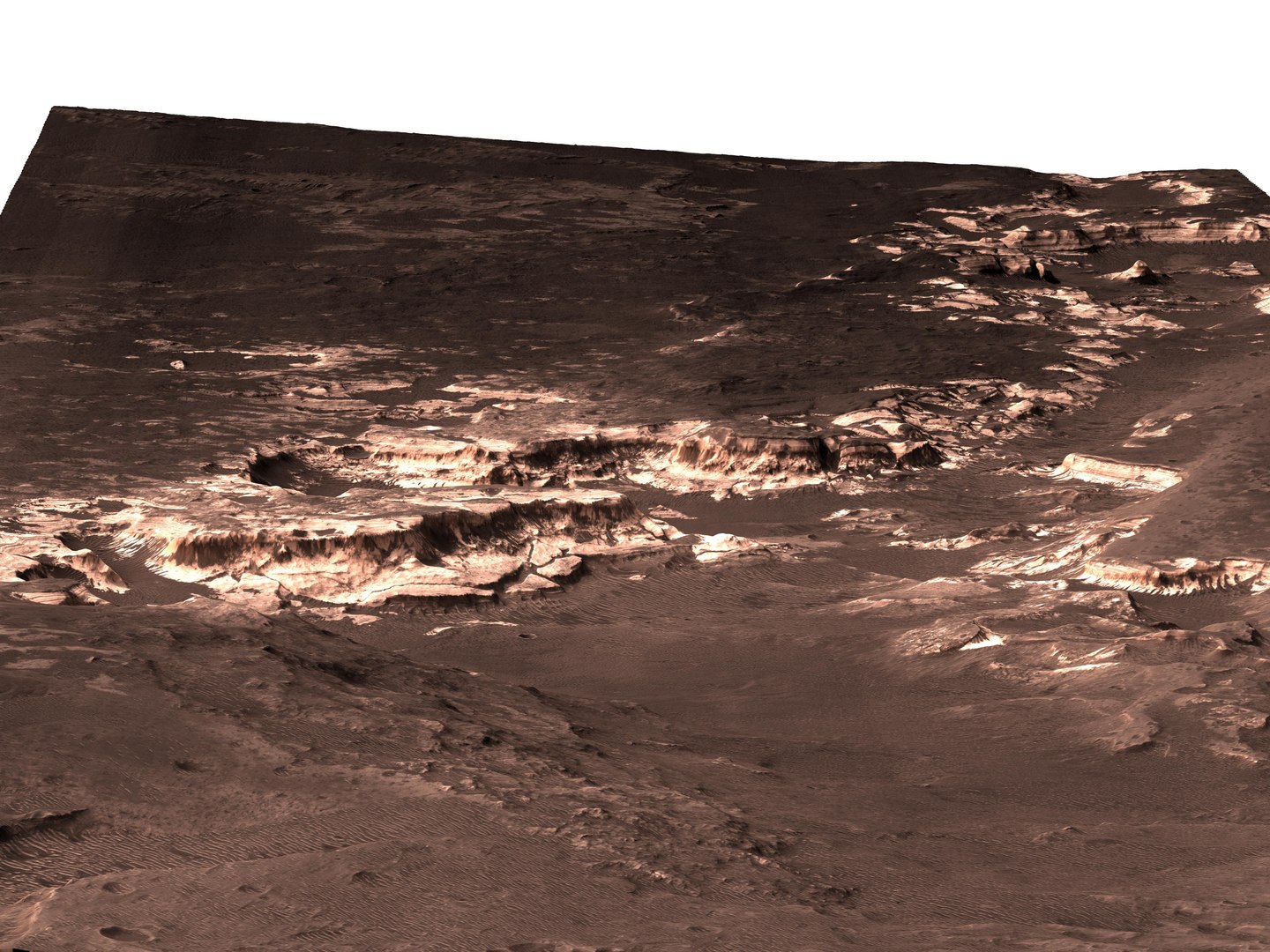 MARS VR - Fan Surfaces In West Holden Crater 3D Model - TurboSquid 1969122