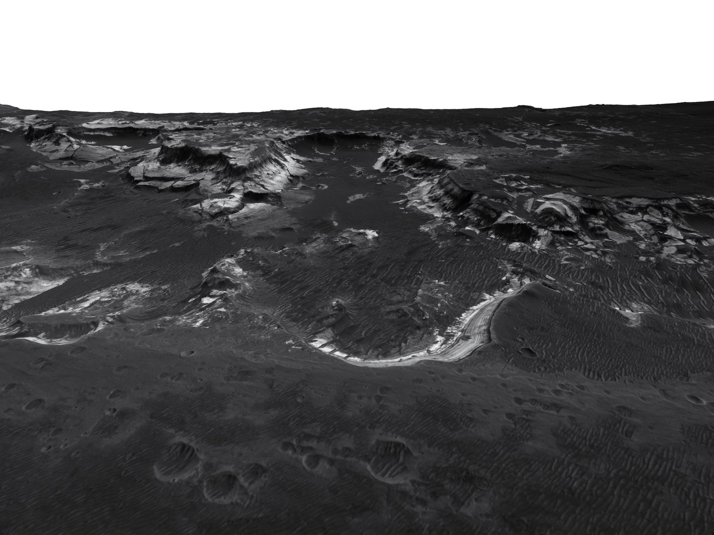 MARS VR - Fan Surfaces In West Holden Crater 3D Model - TurboSquid 1969122