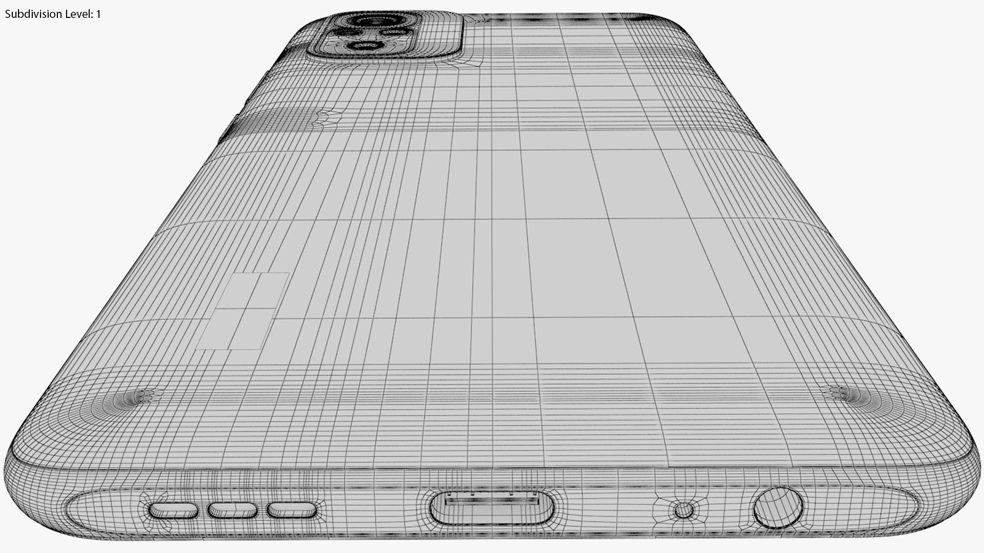 3D Xiaomi Redmi Note 10 White - TurboSquid 1715595