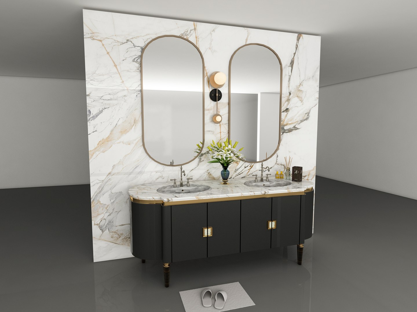 Cabinet Set - Modern -Functional 3D Model - TurboSquid 1904868