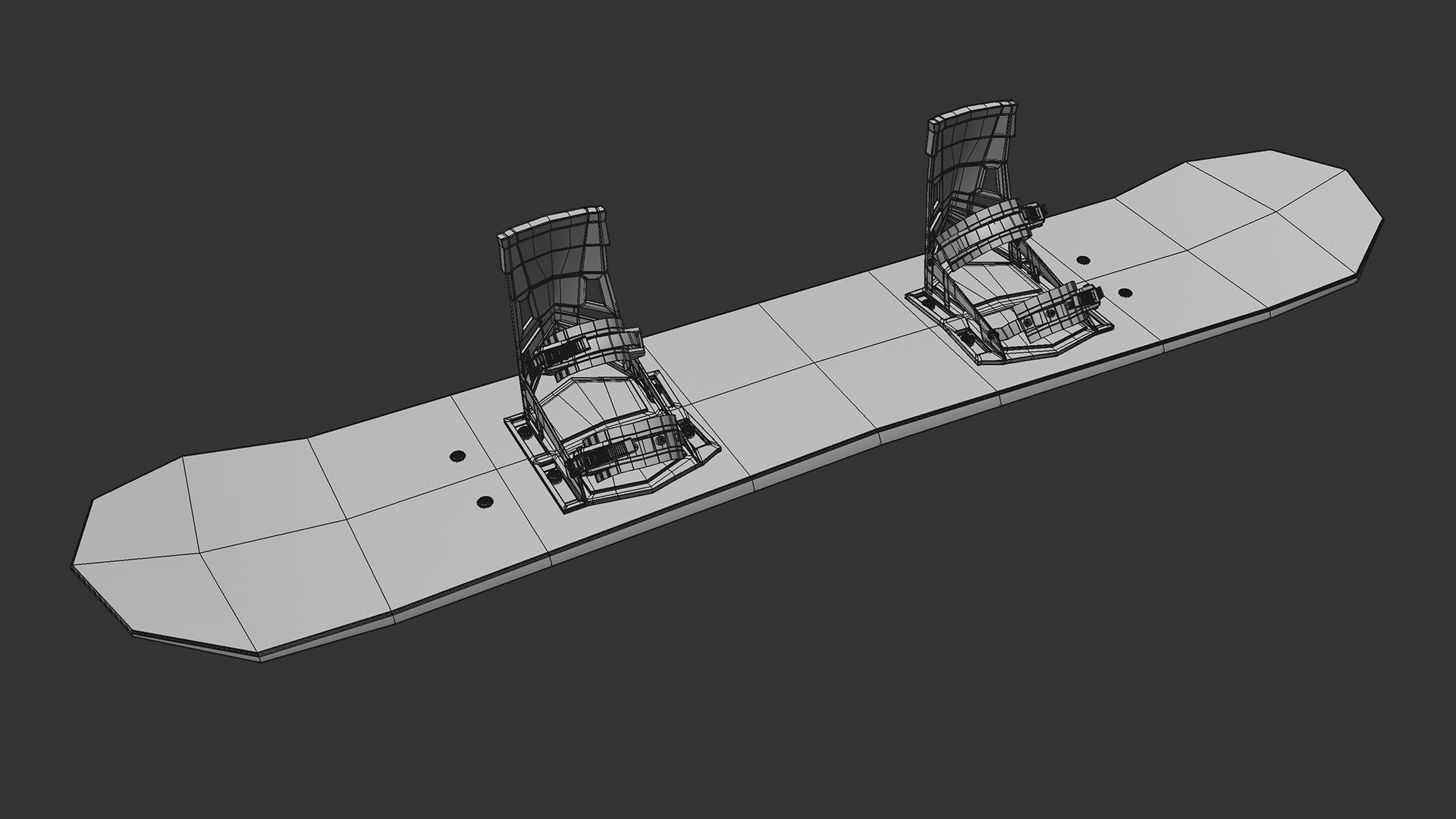 3D Model Blue Snowboard - TurboSquid 1846543