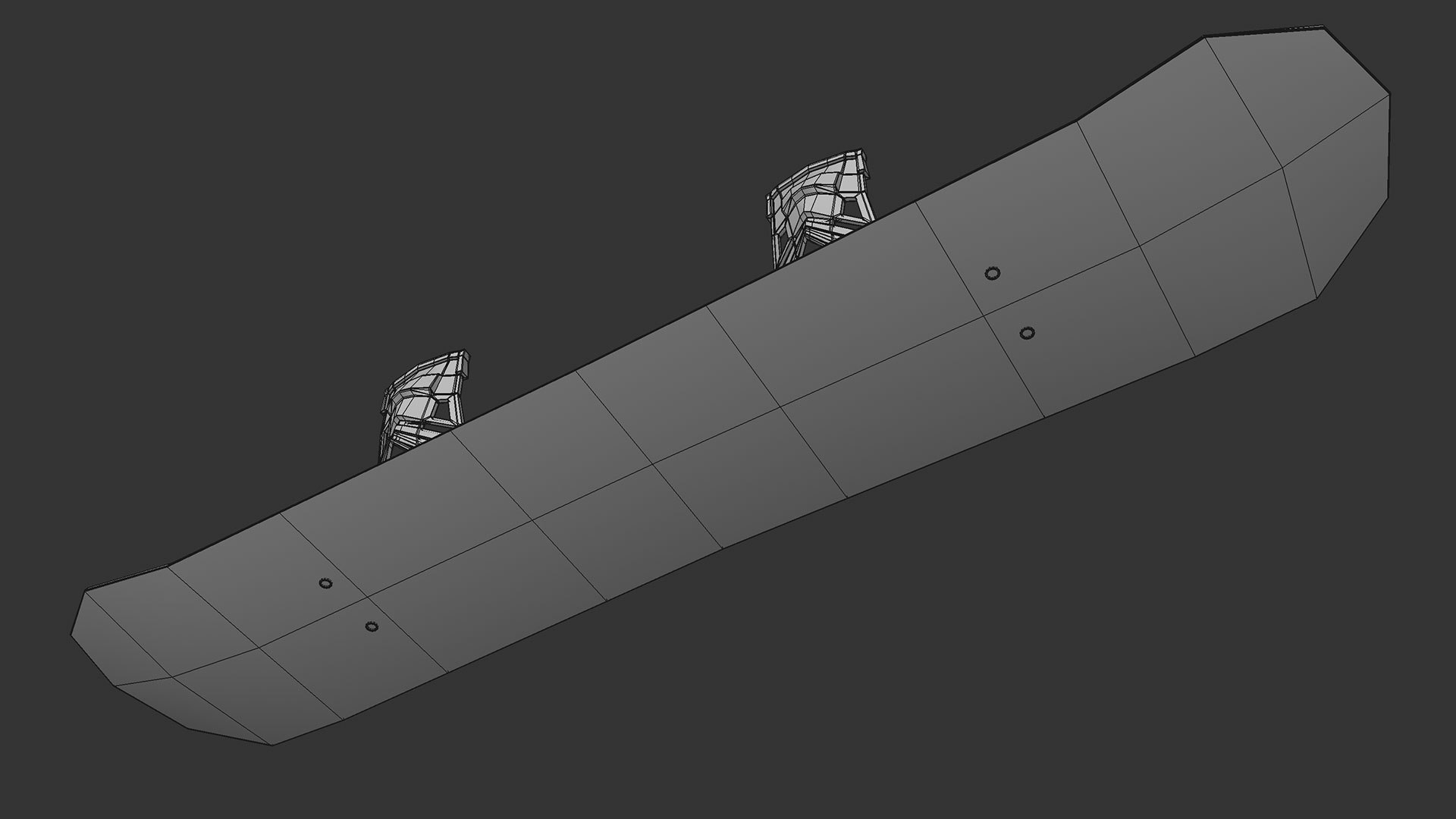 3D Model Blue Snowboard - TurboSquid 1846543