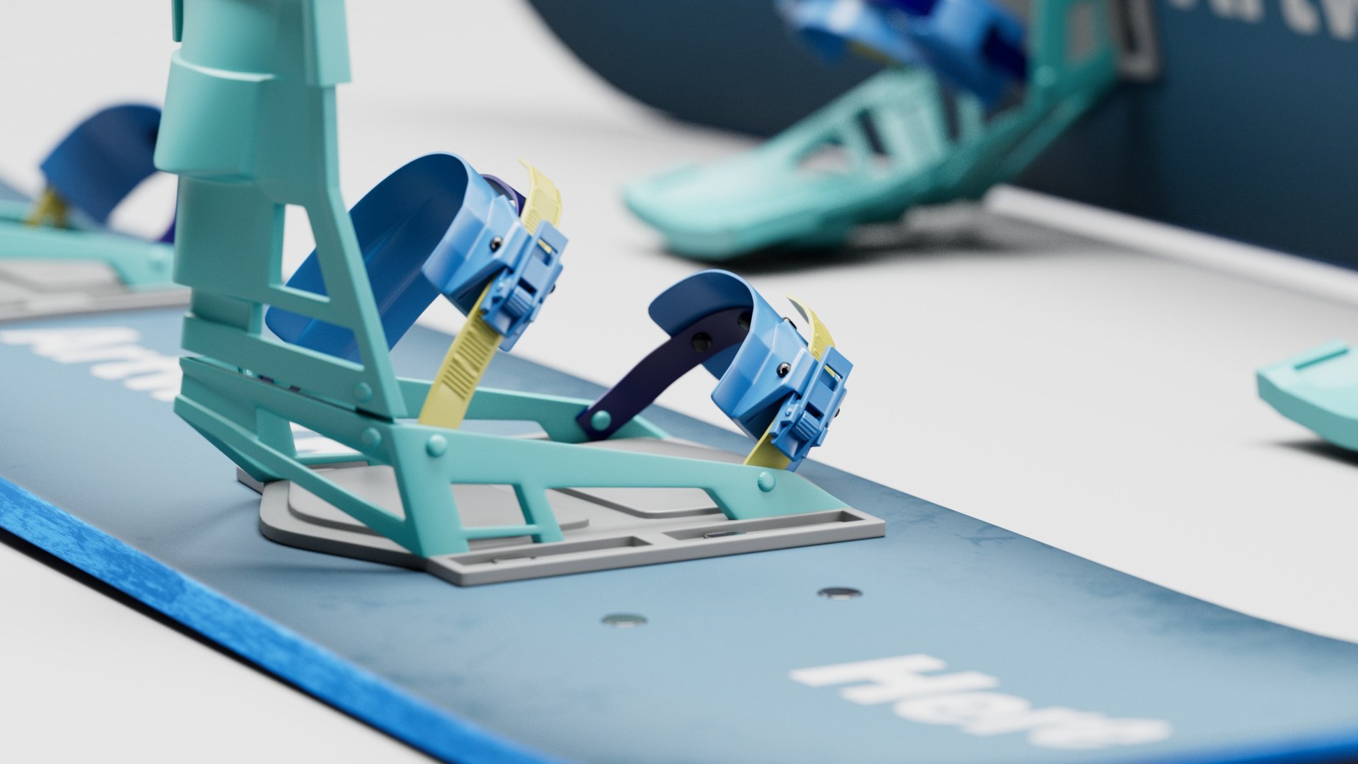 3D Model Blue Snowboard - TurboSquid 1846543