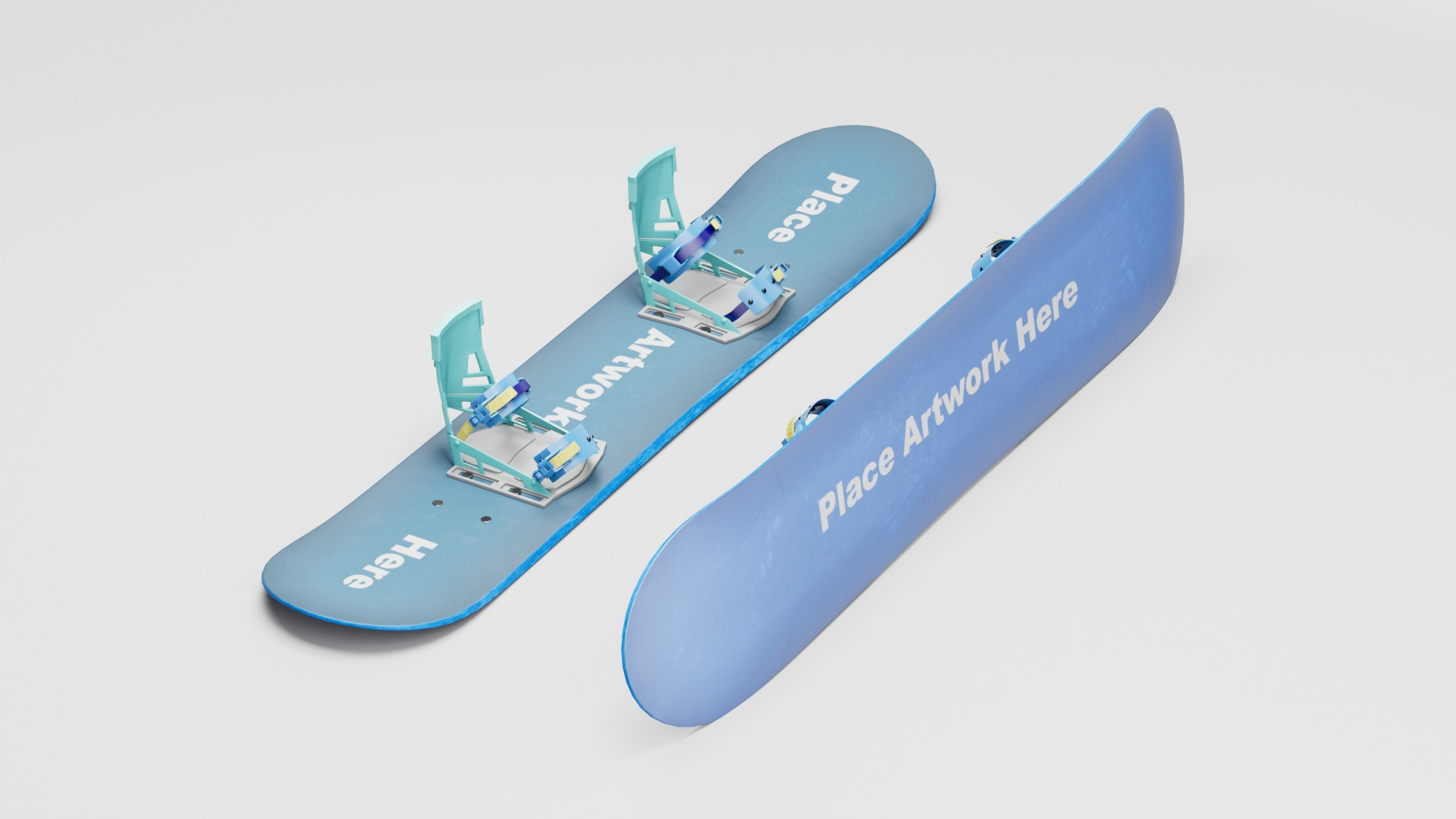 3D model Blue Snowboard - TurboSquid 1846543