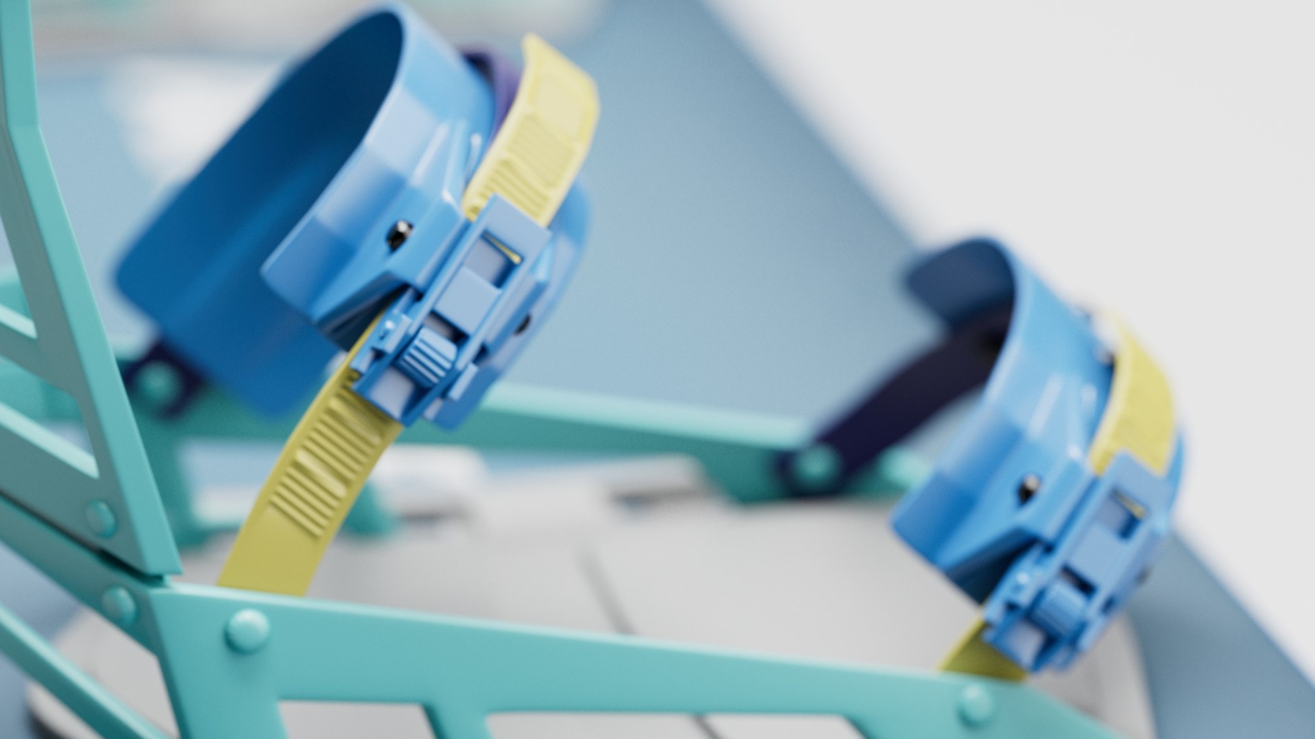 3D Model Blue Snowboard - TurboSquid 1846543