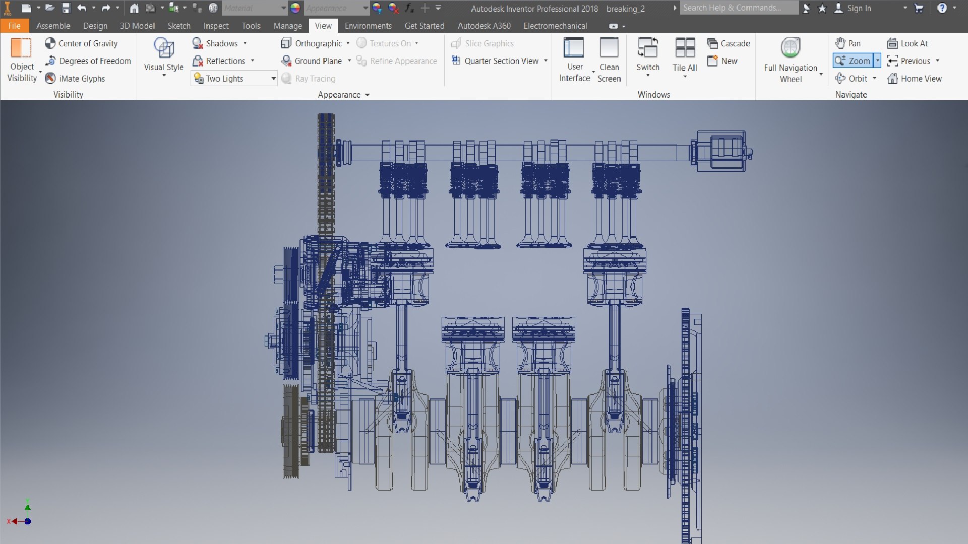 3D I4 Crankshaft Diezel Engine 3d Model Model - TurboSquid 2338141