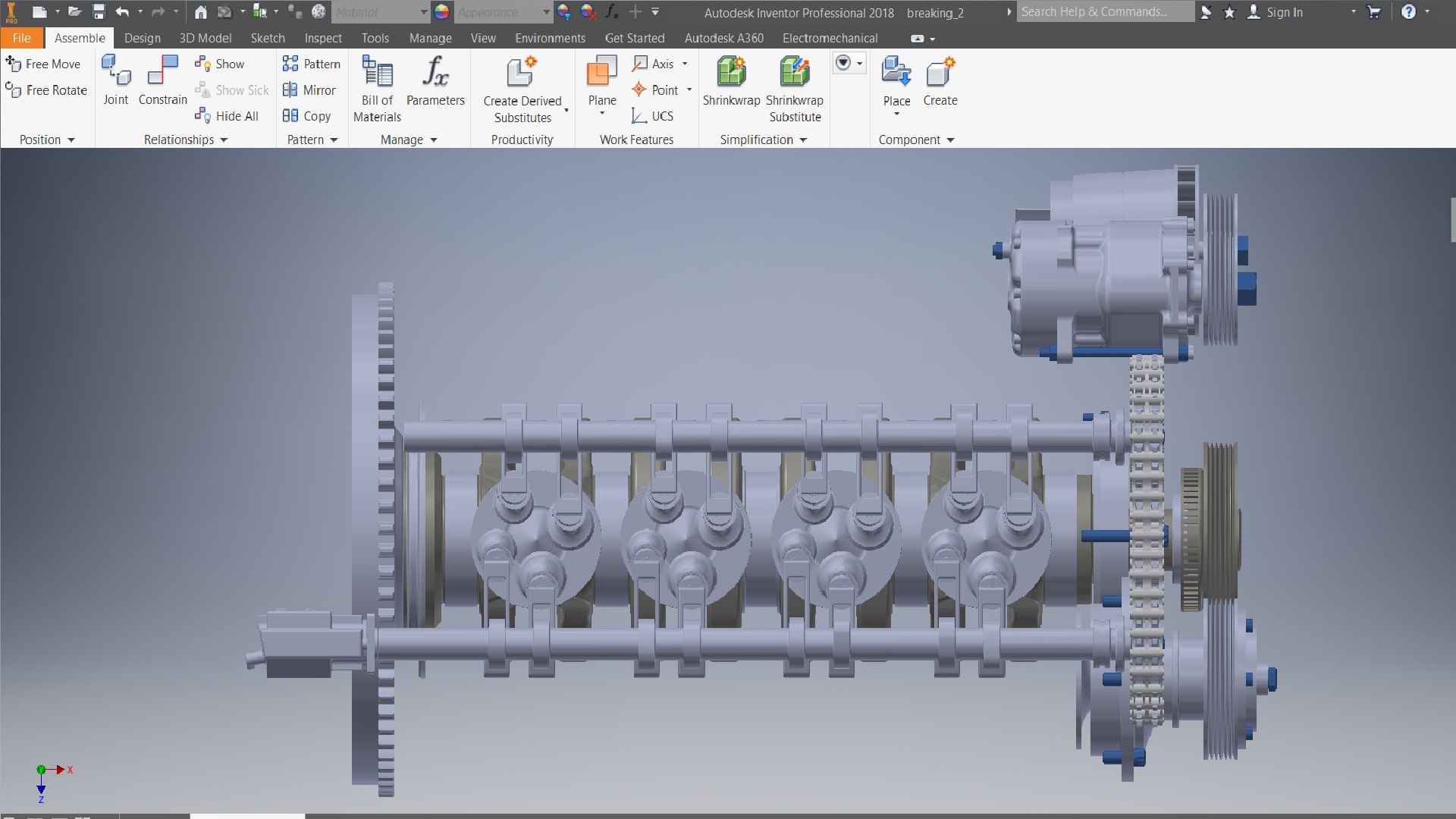 3D I4 Crankshaft Diezel Engine 3d Model Model - TurboSquid 2338141