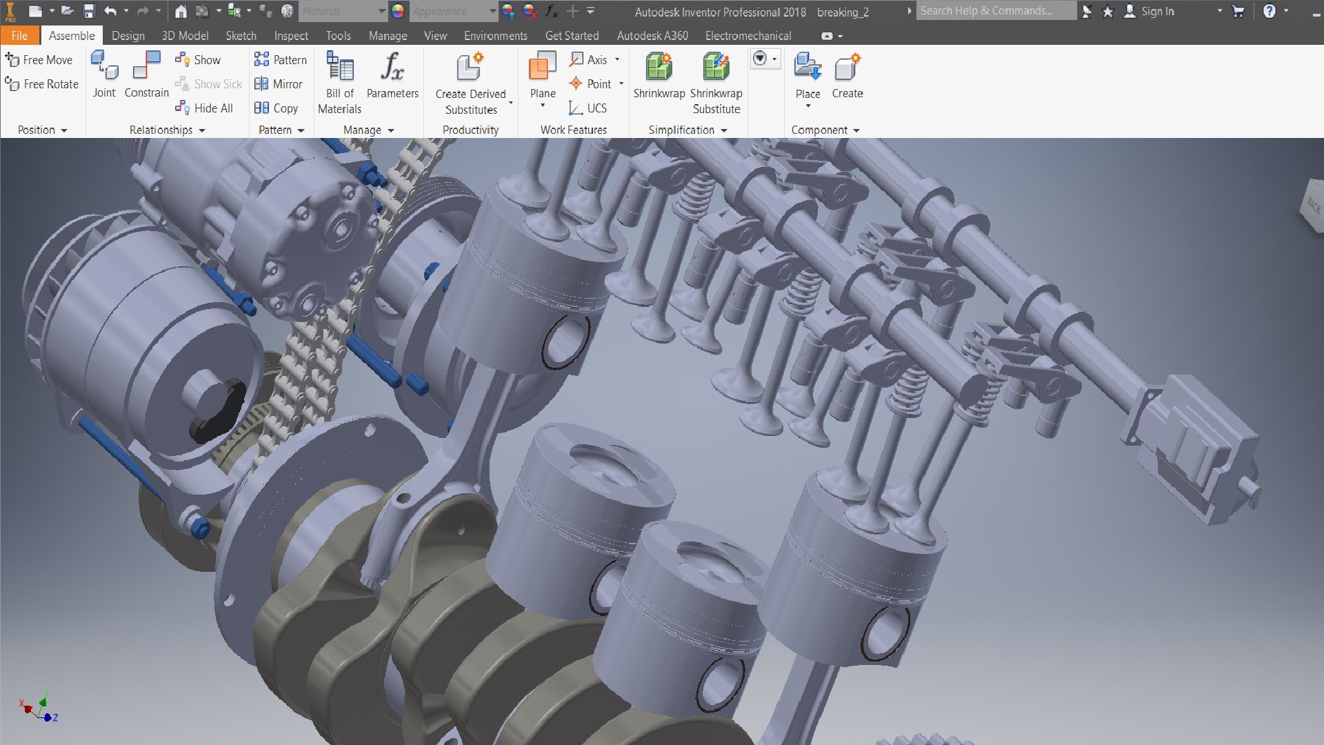 3D I4 Crankshaft Diezel Engine 3d Model Model - TurboSquid 2338141