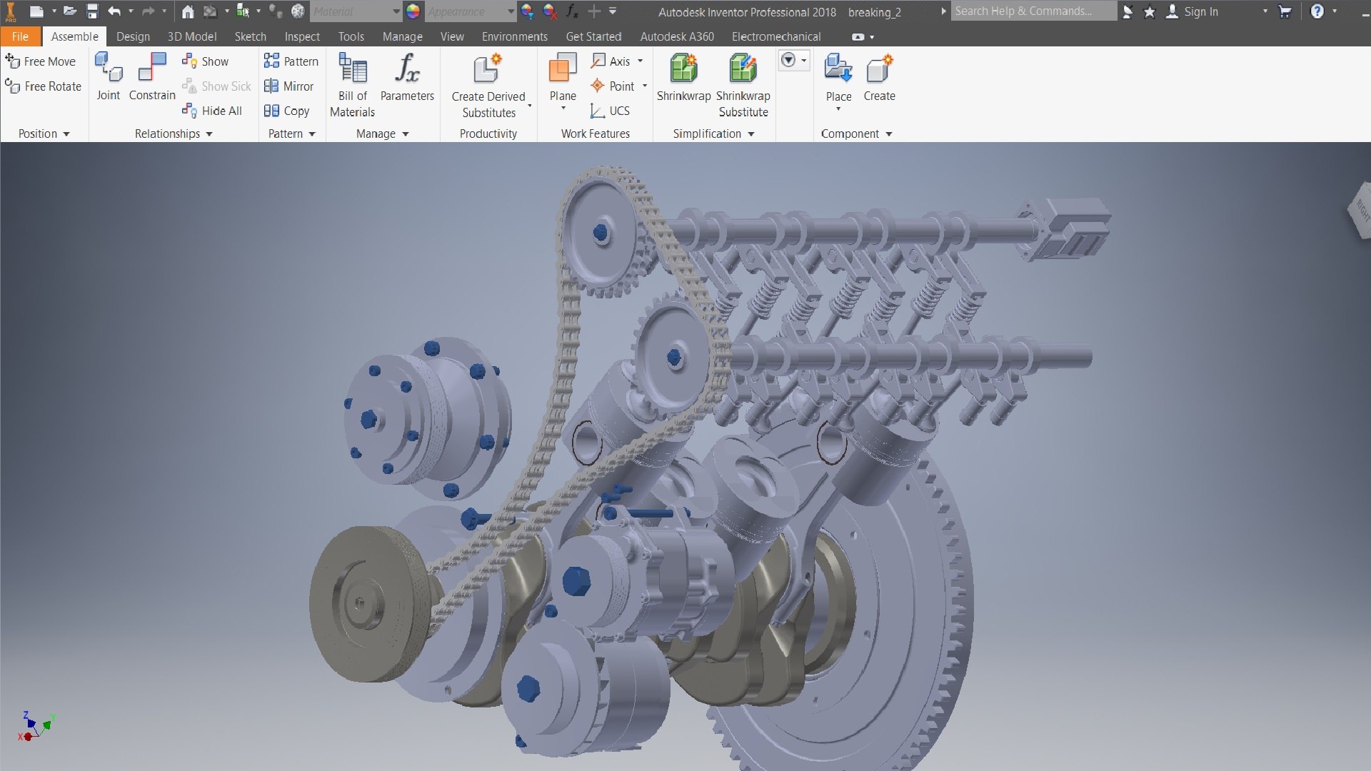 3D I4 Crankshaft Diezel Engine 3d Model Model - TurboSquid 2338141