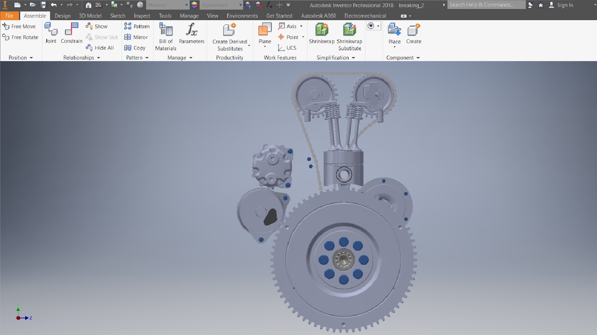3D I4 Crankshaft Diezel Engine 3d Model Model - TurboSquid 2338141