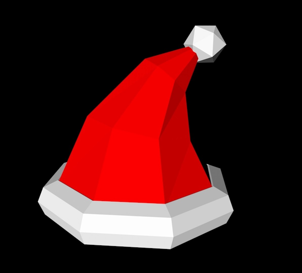 Santa Hat 3D Model - TurboSquid 1229721