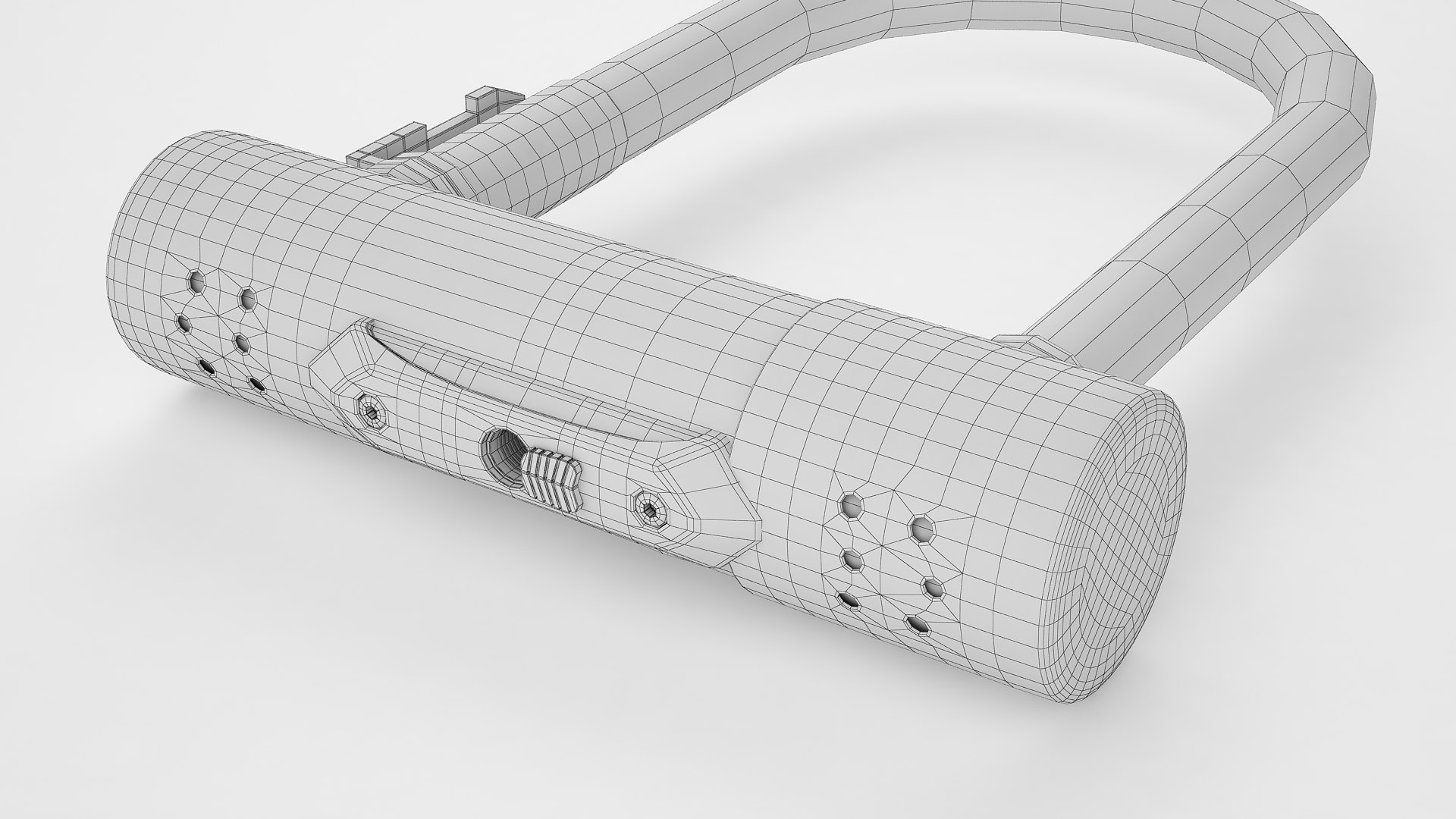 3D Model Bike Lock - TurboSquid 1709984