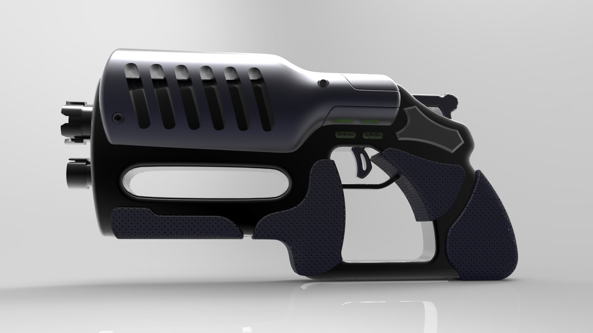 3D Model Futuristic Blaster Gun - TurboSquid 1403828