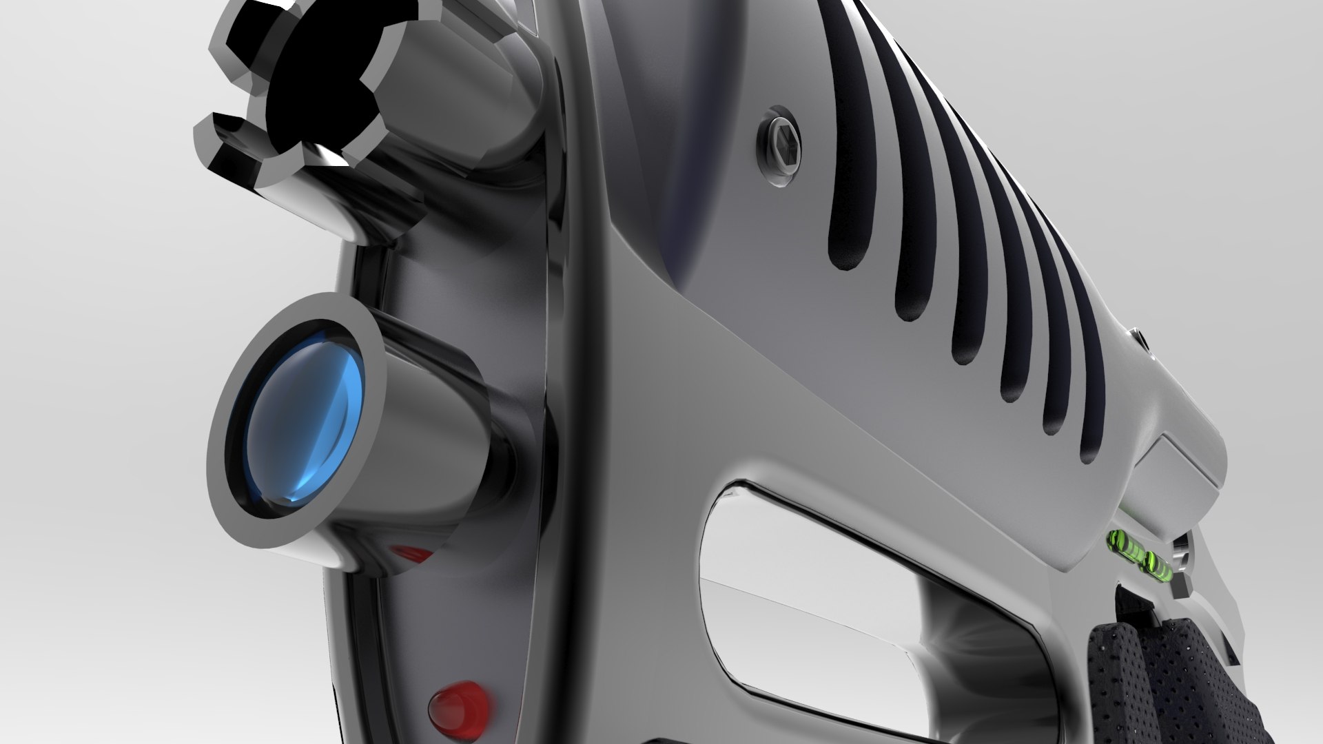 3D Model Futuristic Blaster Gun - TurboSquid 1403828