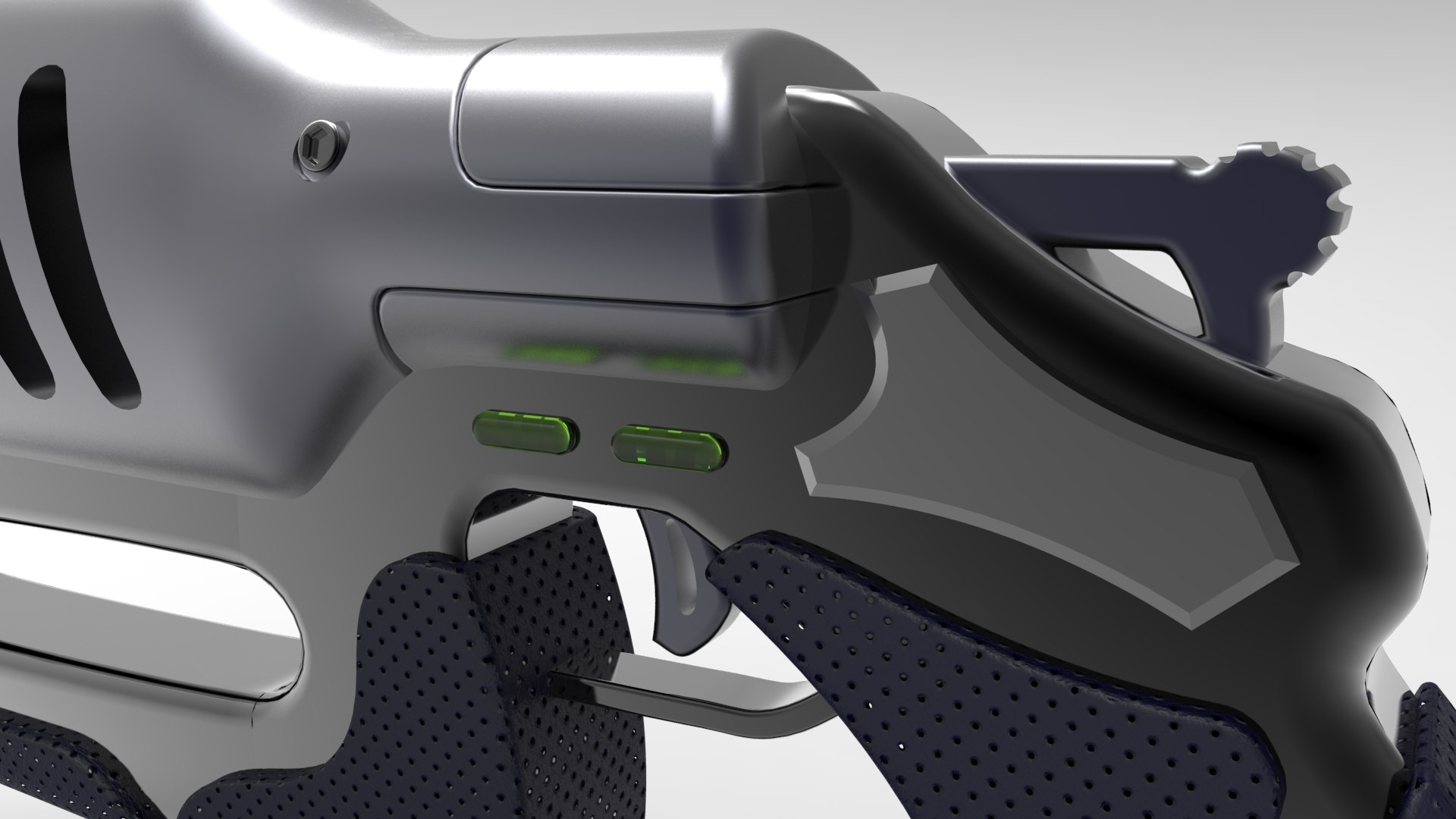 3D Model Futuristic Blaster Gun - TurboSquid 1403828