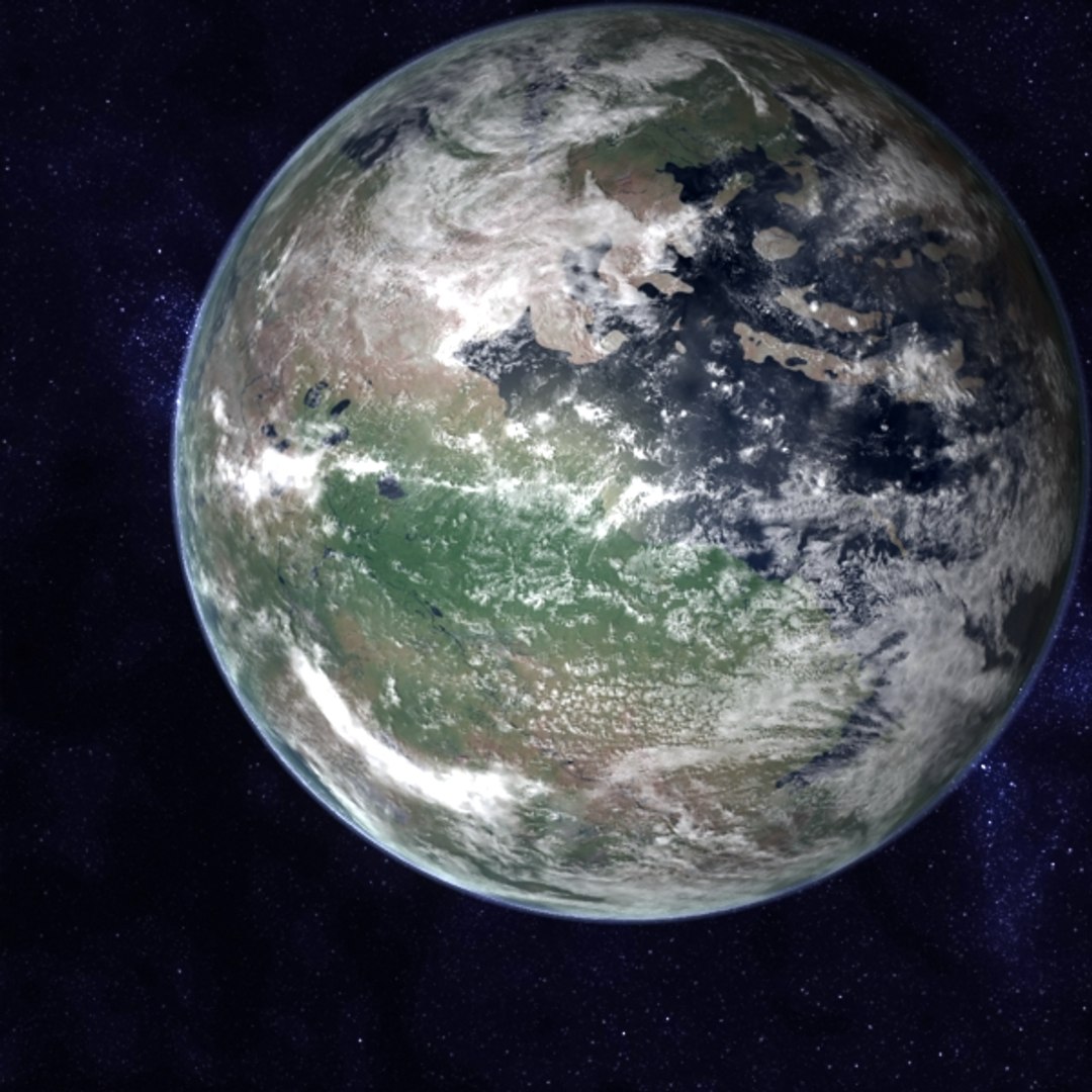 Triassic Earth Late 3d Model