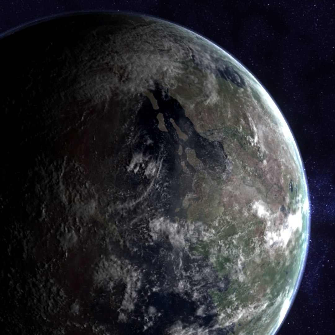 Triassic Earth Late 3d Model