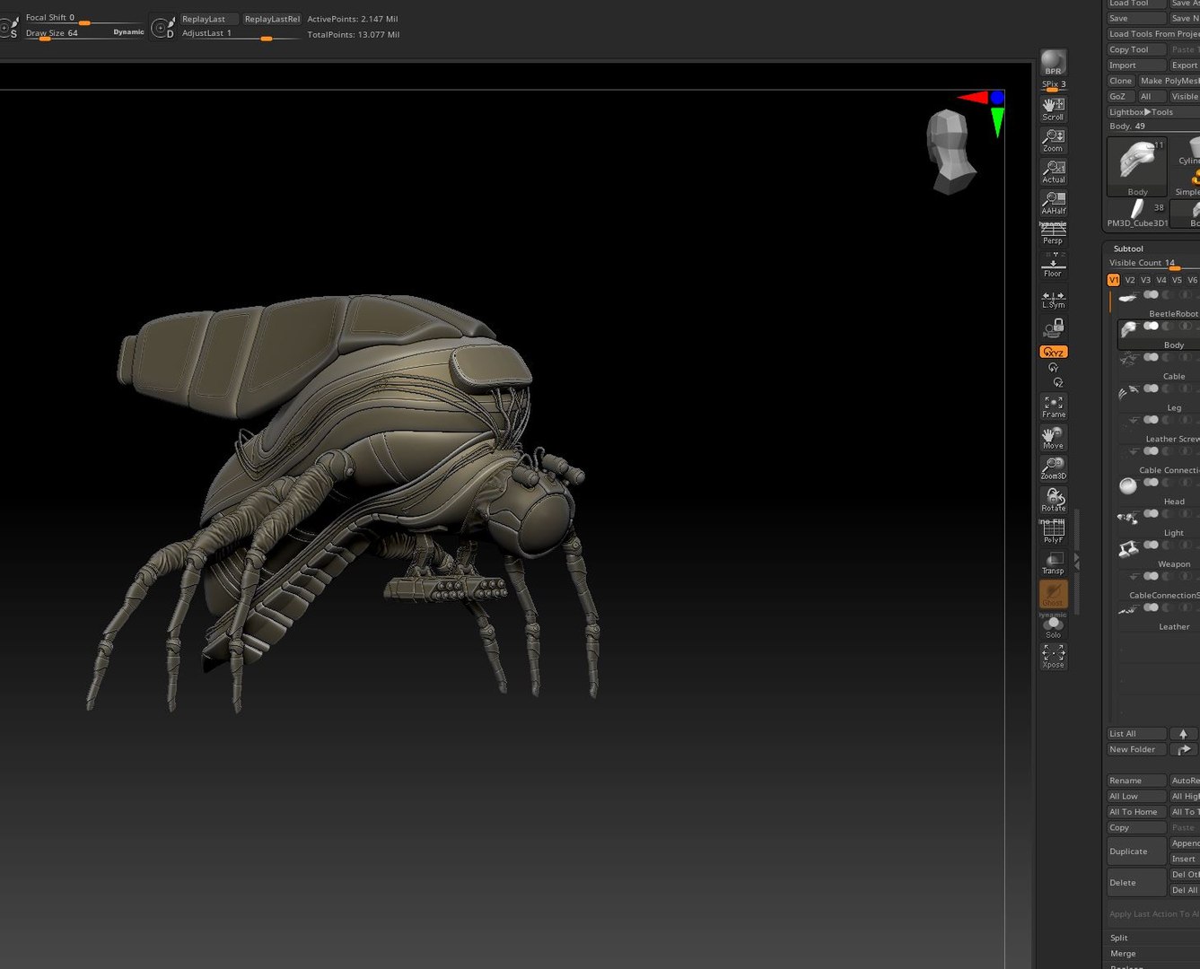 3D Model Beetle Robot - TurboSquid 2077145