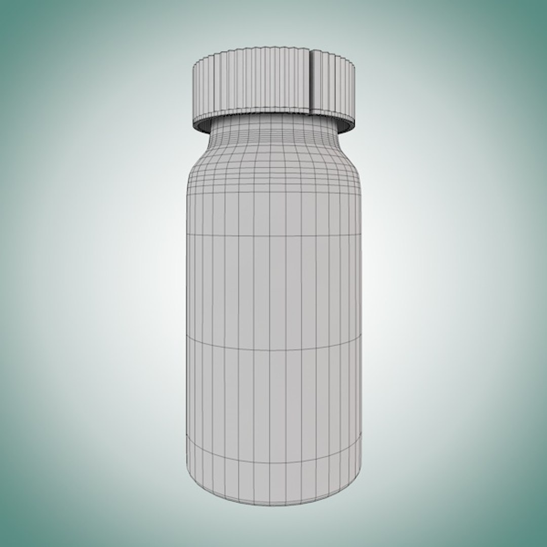 3d Serum Vial Bottle 12ml Model