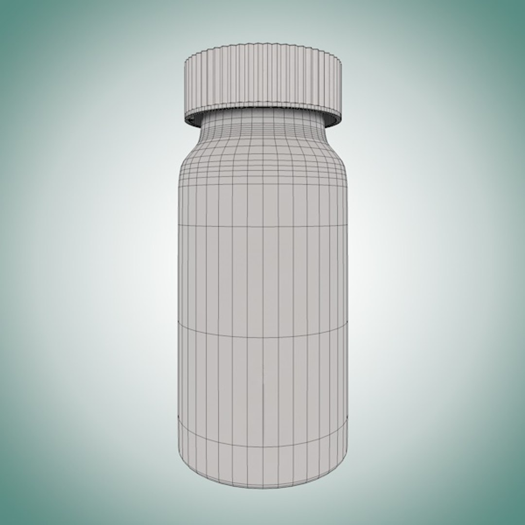 3d Serum Vial Bottle 12ml Model