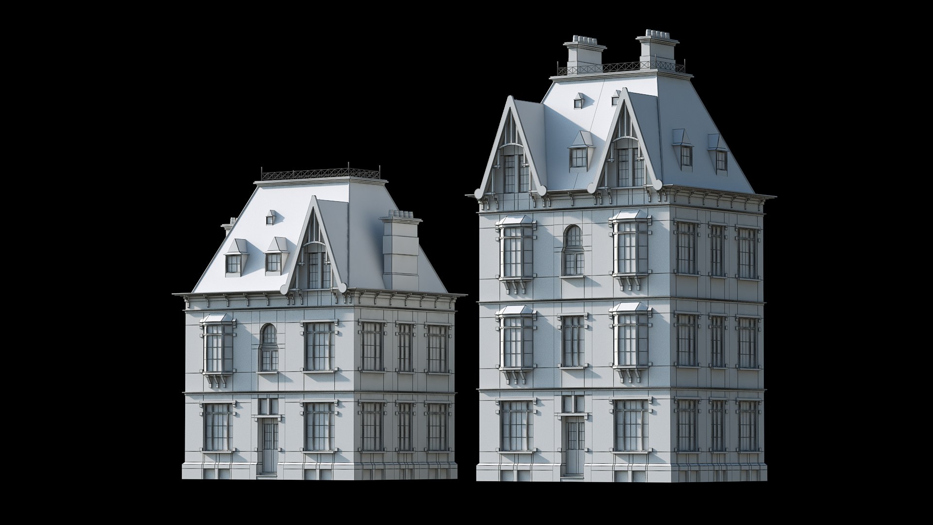 3d Buildings Model
