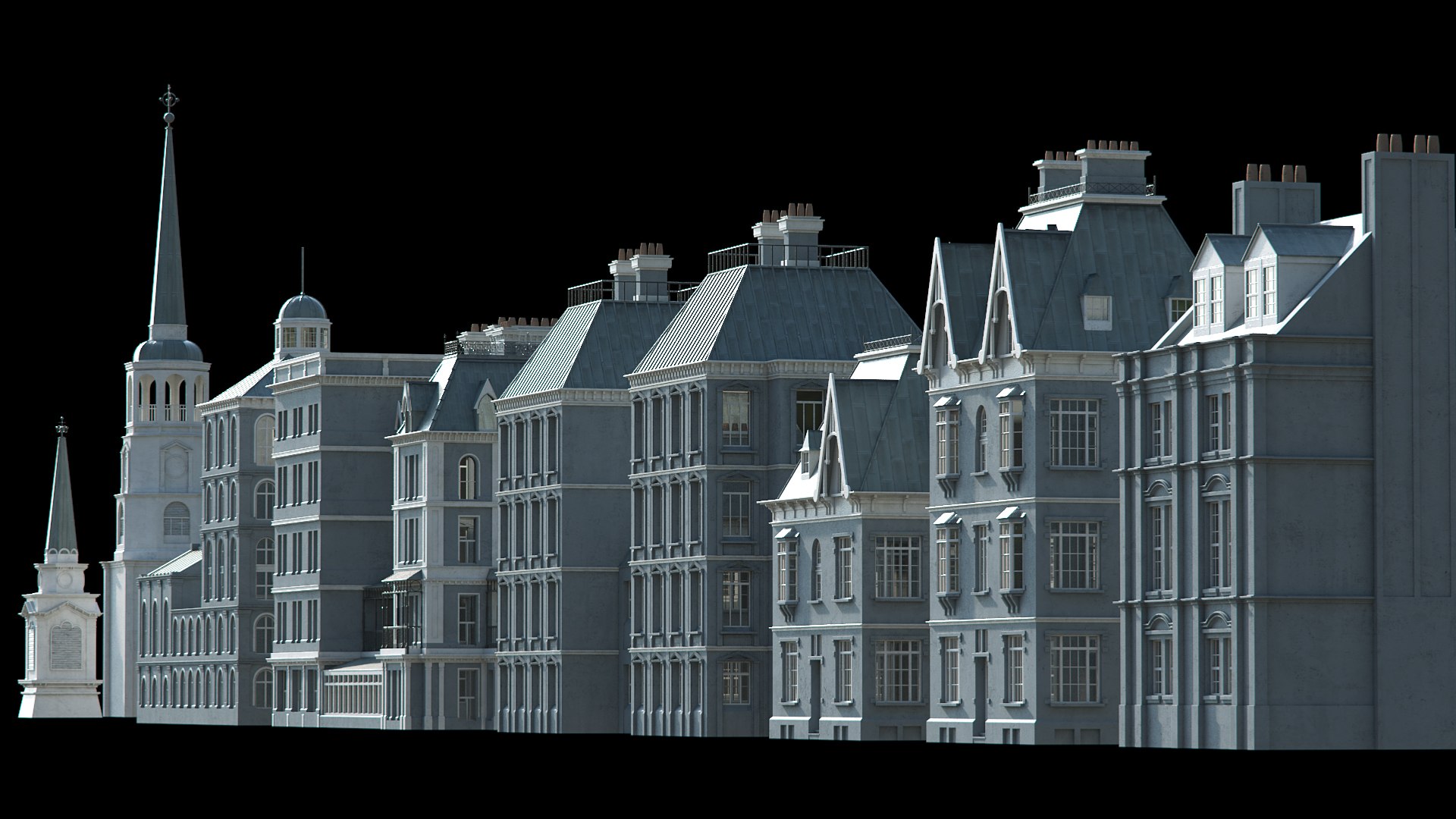 3d Buildings Model