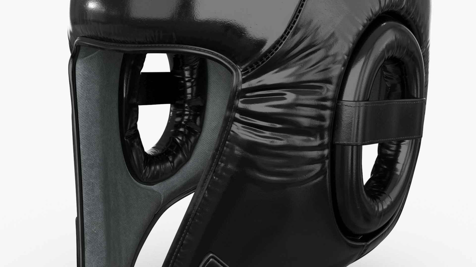 3D Model 3D Boxing Training Helmet Black - TurboSquid 1878074