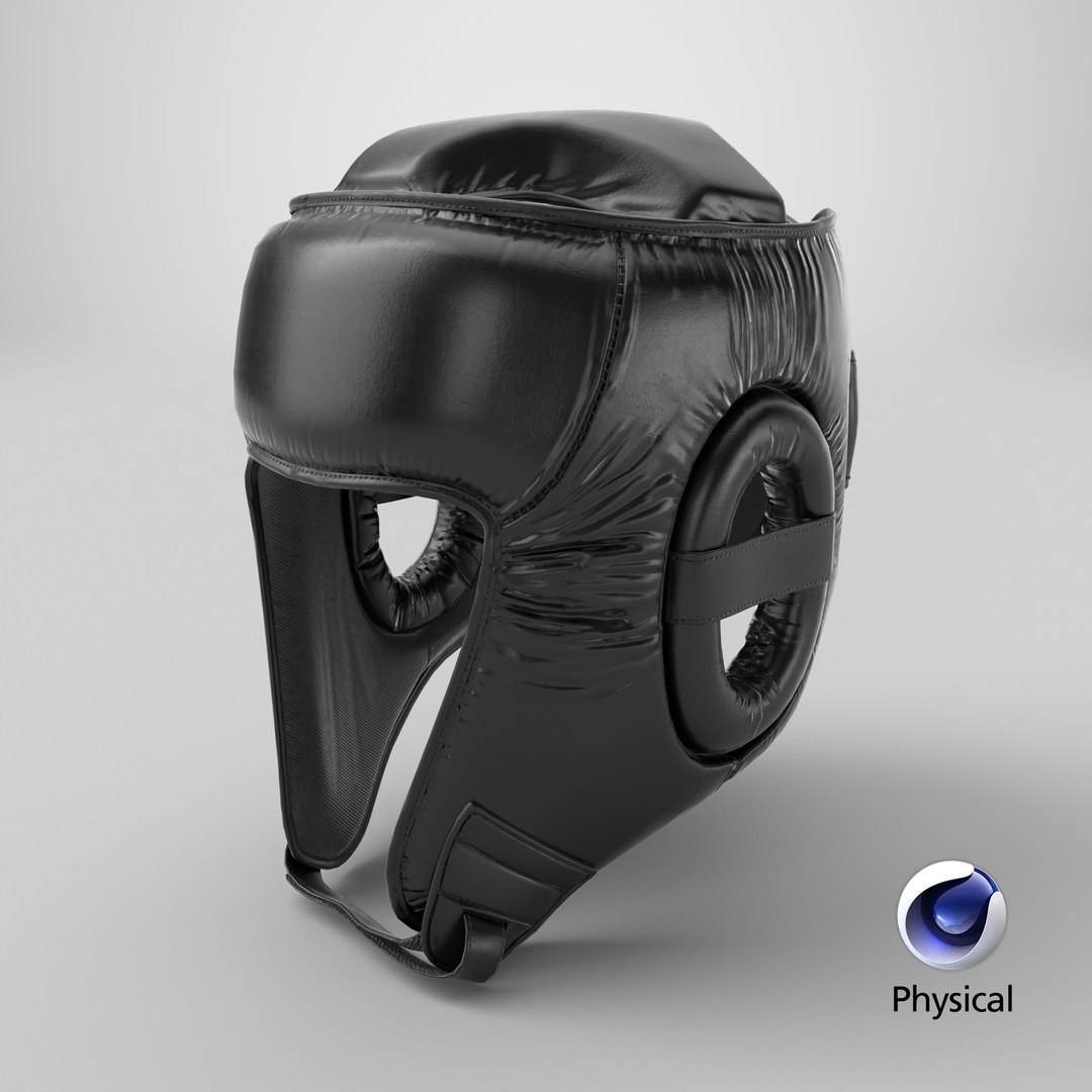 3D Model 3D Boxing Training Helmet Black - TurboSquid 1878074