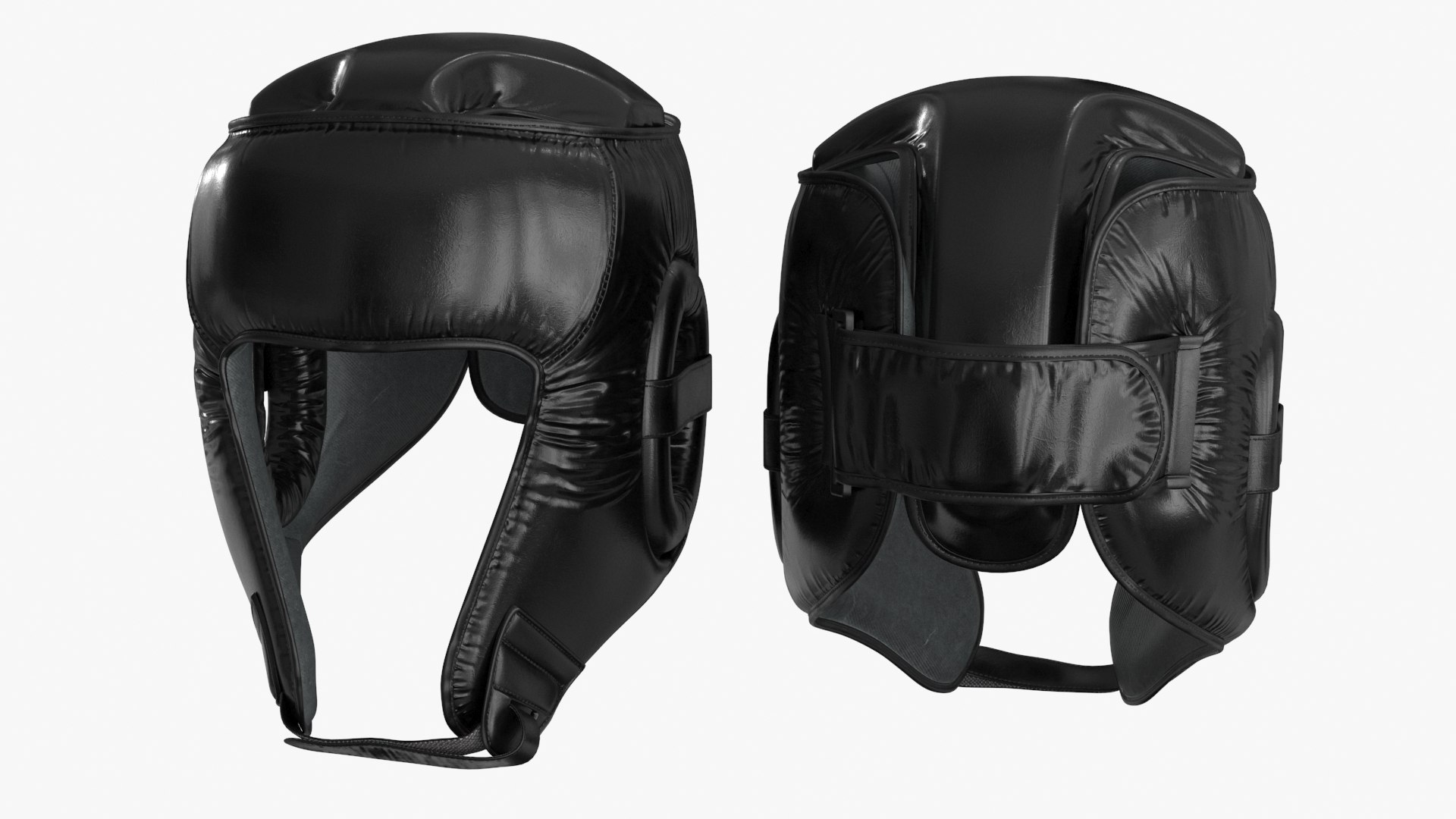 3D Model 3D Boxing Training Helmet Black - TurboSquid 1878074