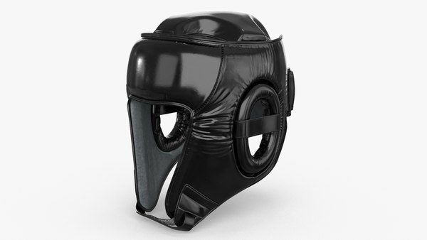 3D model 3D Boxing Training Helmet Black - TurboSquid 1878074