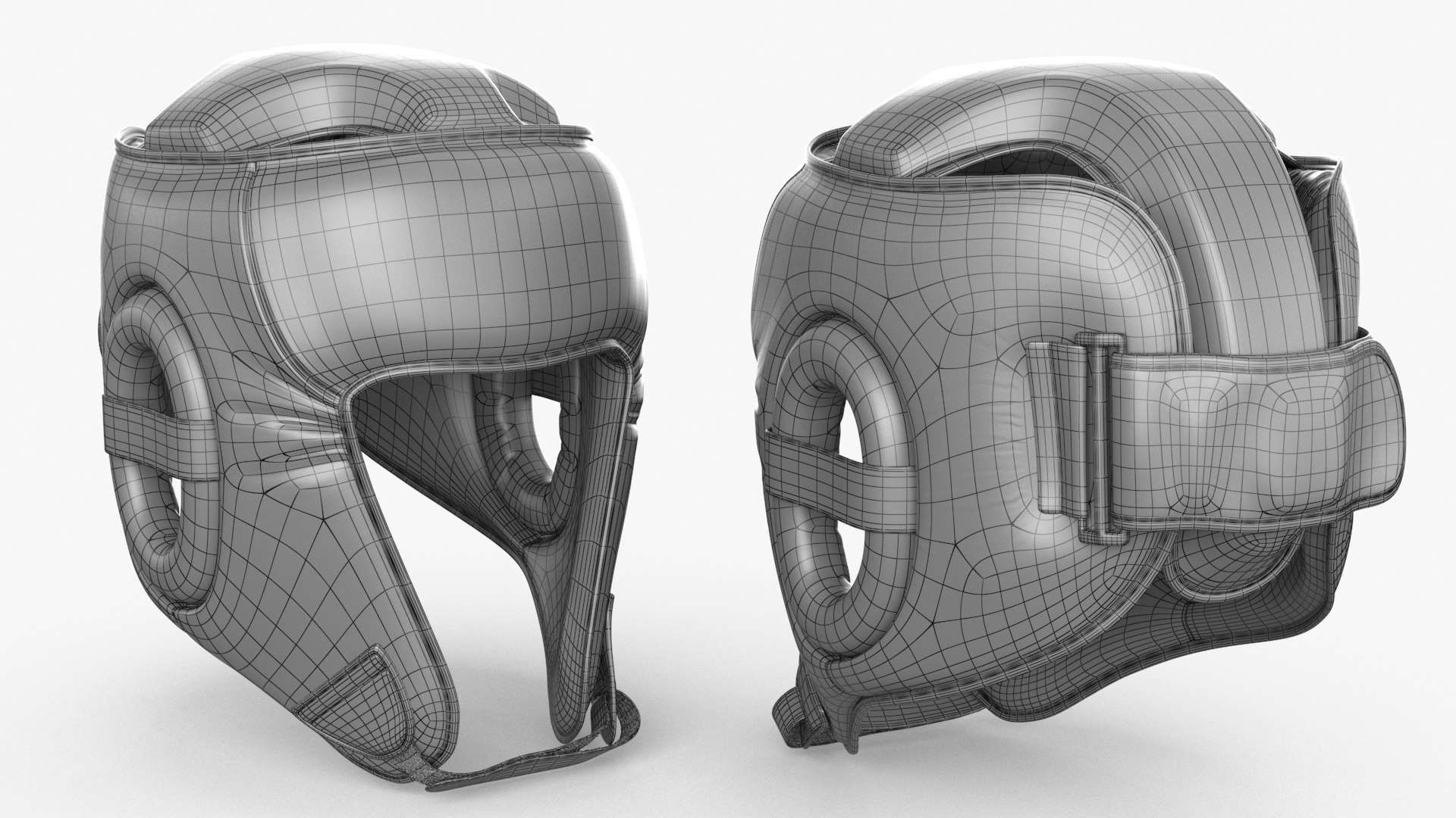 3D Model 3D Boxing Training Helmet Black - TurboSquid 1878074