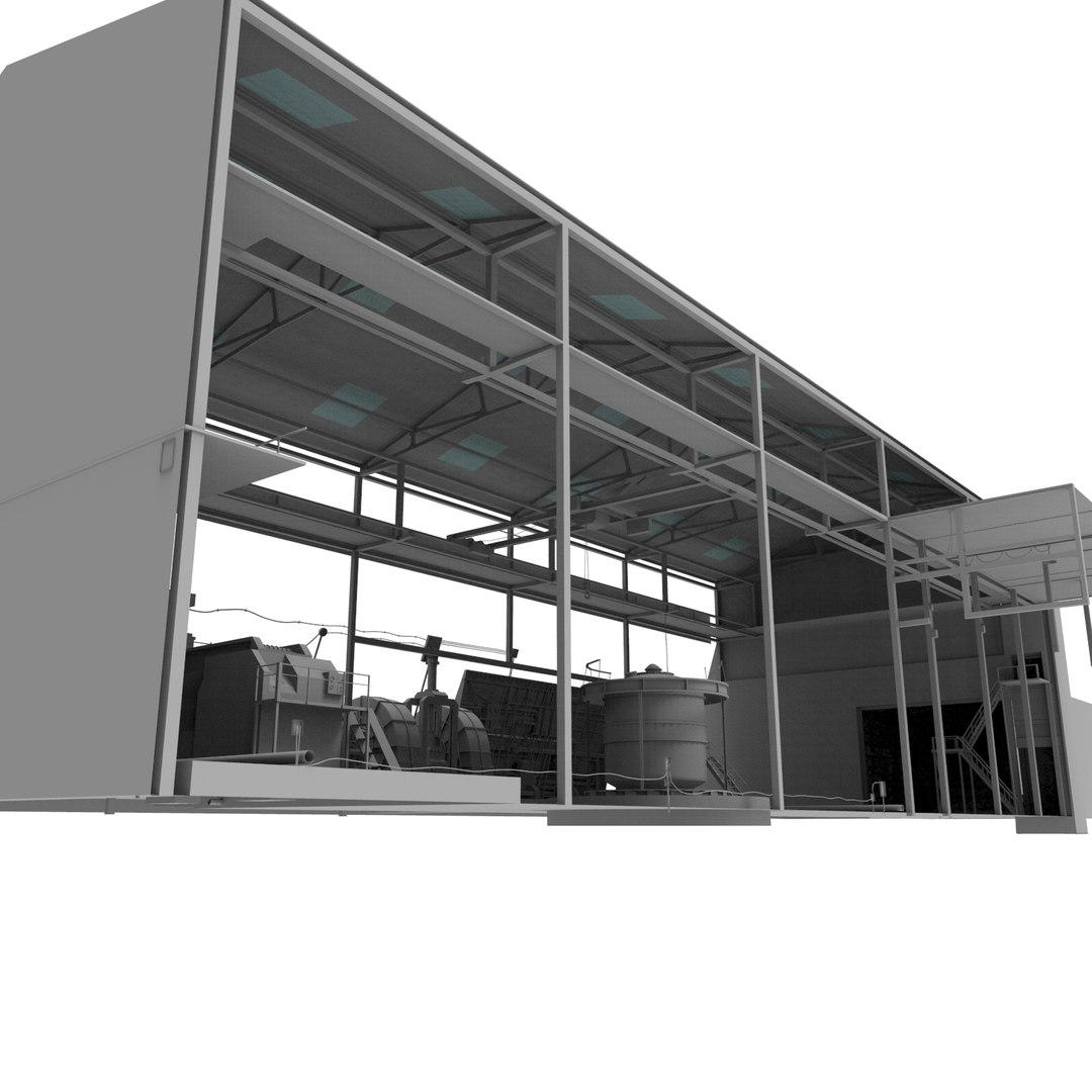 Factory Games 3d Model