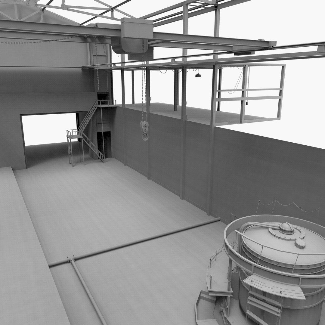 Factory Games 3d Model