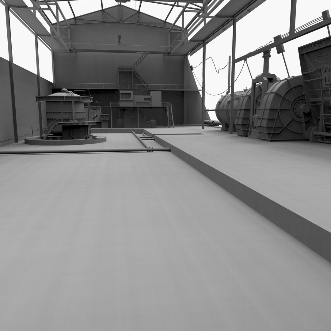 Factory Games 3d Model