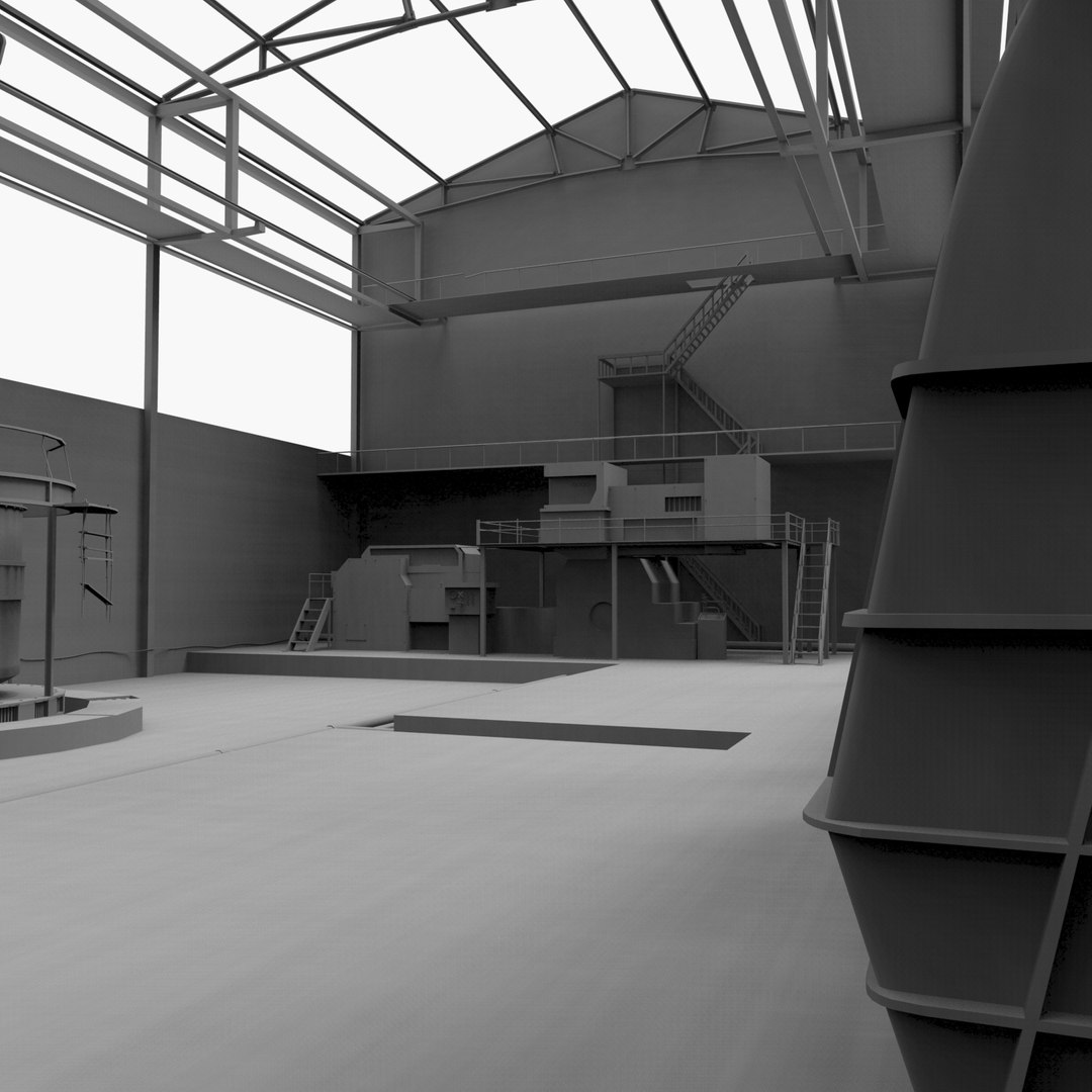 Factory Games 3d Model