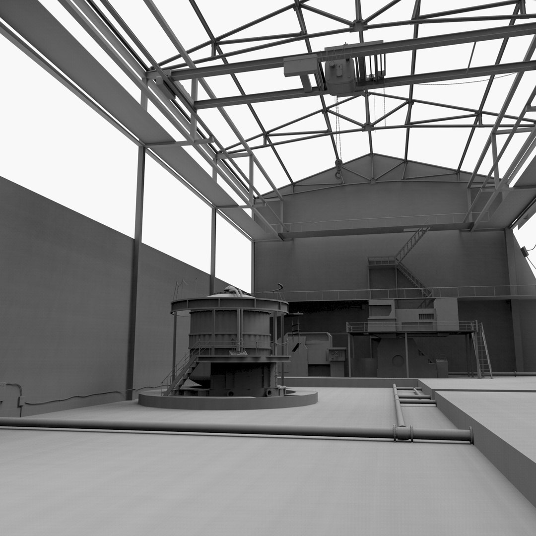 Factory Games 3d Model