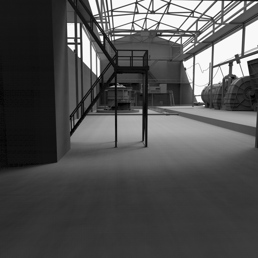 Factory Games 3d Model