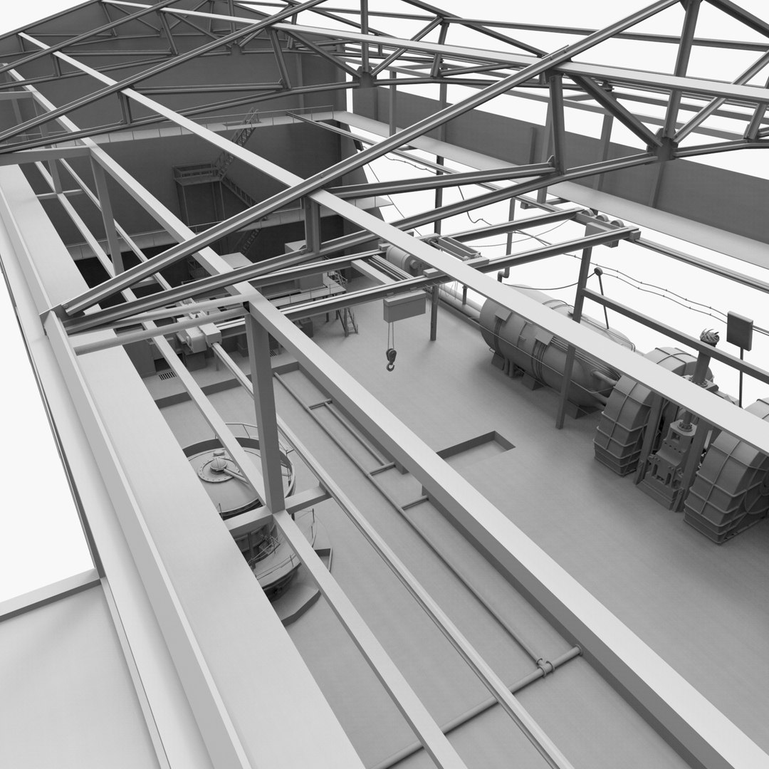 Factory Games 3d Model