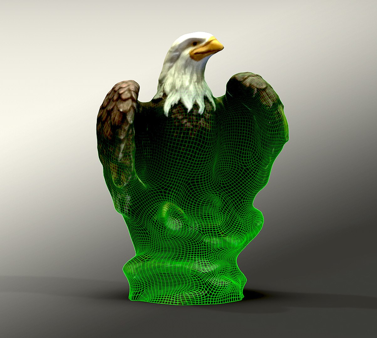 3ds Max Eagle Mesh