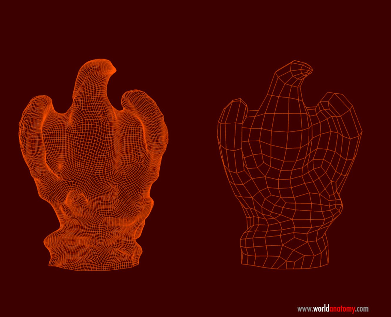 3ds Max Eagle Mesh