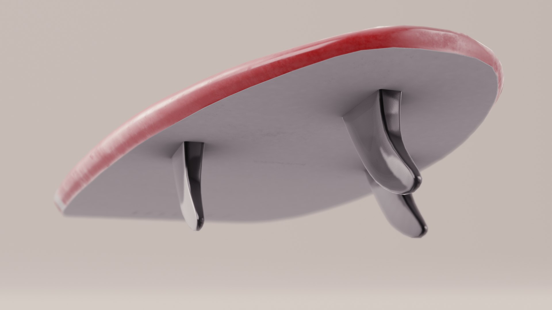 3D Red Serf Board - TurboSquid 1592673