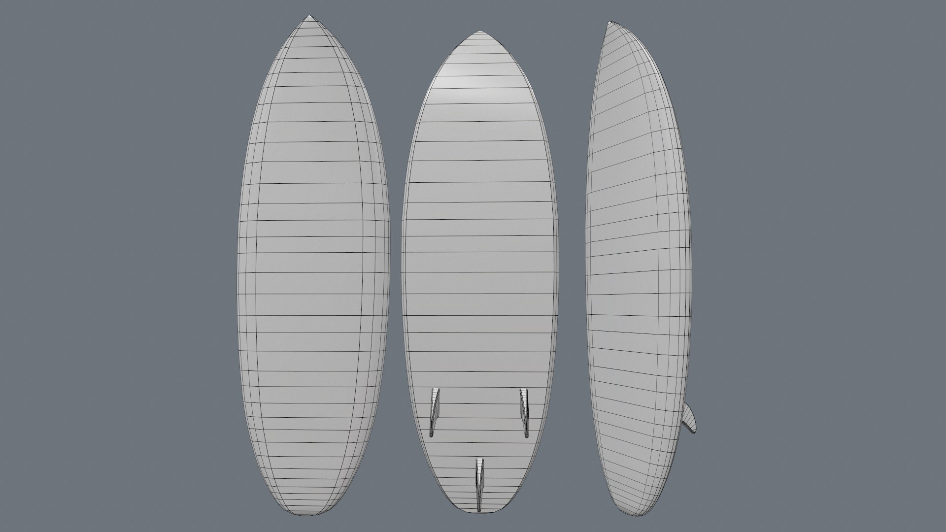 3D Red Serf Board - TurboSquid 1592673