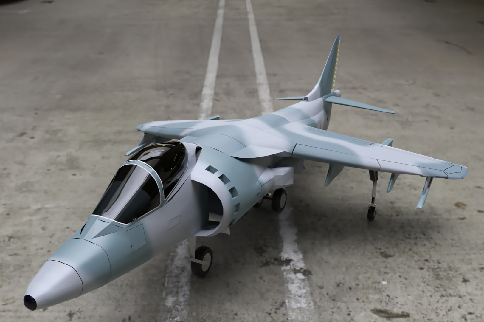 3D VINTAGE - HARR Fighter Plane model - TurboSquid 2029453