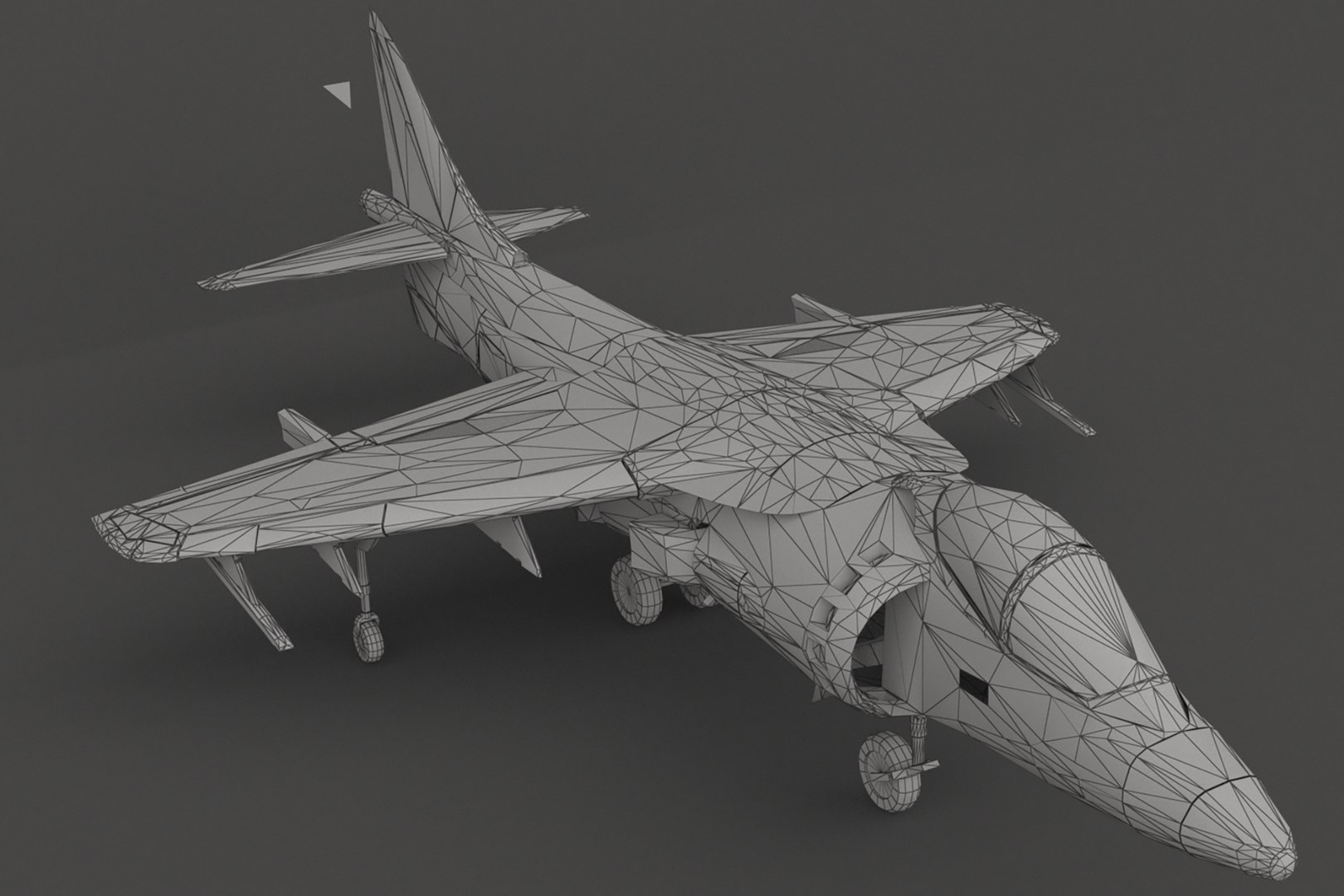 3D VINTAGE - HARR Fighter Plane model - TurboSquid 2029453