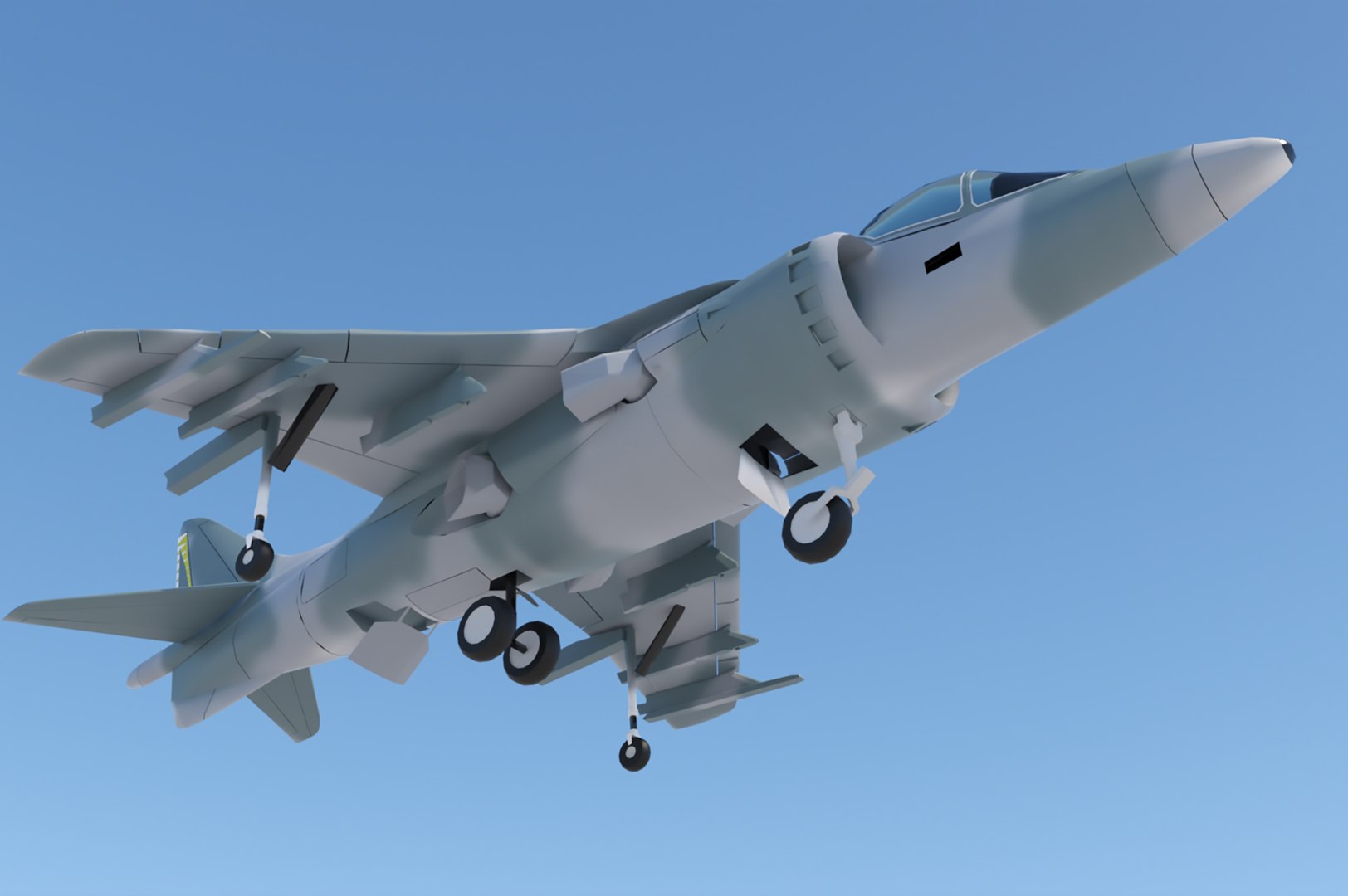 3D VINTAGE - HARR Fighter Plane model - TurboSquid 2029453