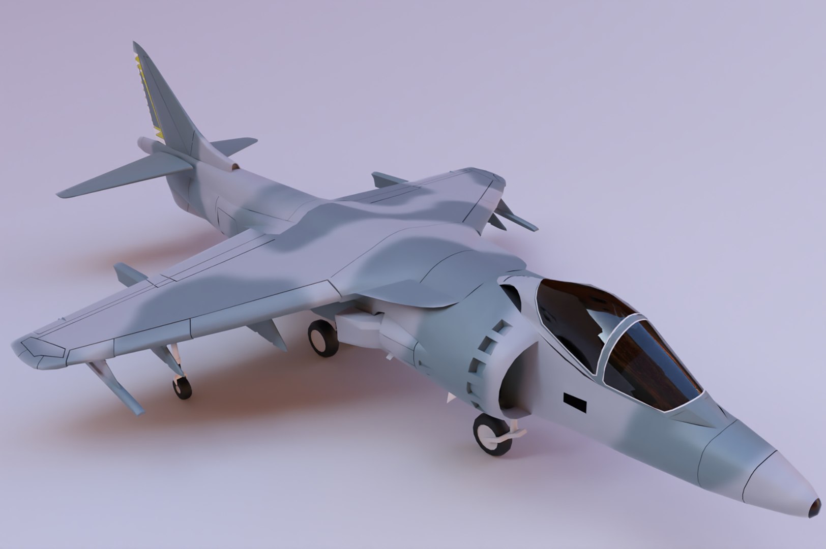 3D VINTAGE - HARR Fighter Plane model - TurboSquid 2029453