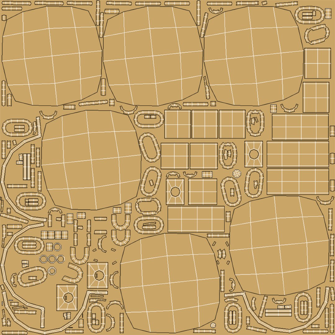 3D Gold Ball And Chain Model - TurboSquid 1985666